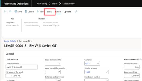 How To Use Asset Leasing In Dynamics 365 Finance And Operations Encore