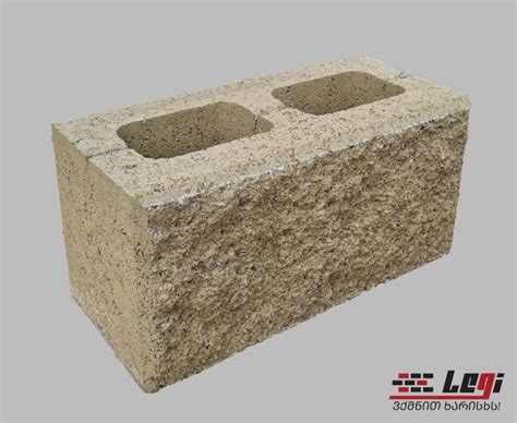 საფასადე ბლოკი ორმხრივი Legi ლეგი