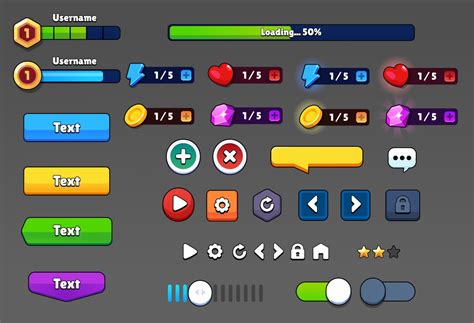 Artstation Casual Mobile Game Ui Exploration Game Ui Game Ui Design Mobile Game