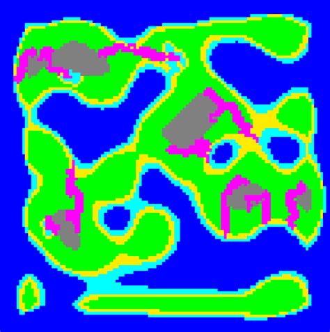 procedurally generated 2d island map r proceduralgeneration