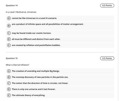 Solved Question 10 0 5 Points The Description Of A Particle Chegg Com