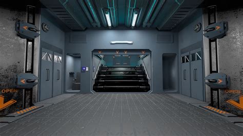 Sci Fi Spacecraft Rigged Collection 3d Model 179 Max Free3d