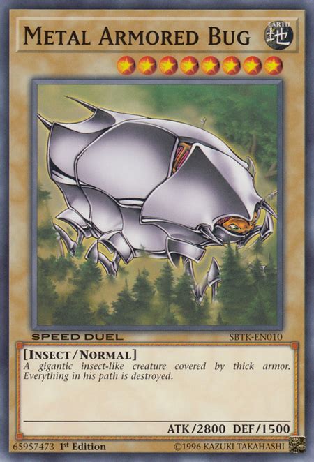 Metal Armored Bug Yugipedia Yu Gi Oh Wiki Insetos Metal Anime