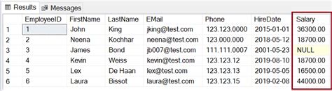 دستور UPDATE در SQL Server آتریا