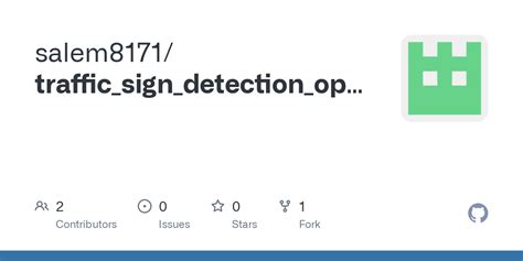 GitHub Salem Traffic Sign Detection Opencv Python
