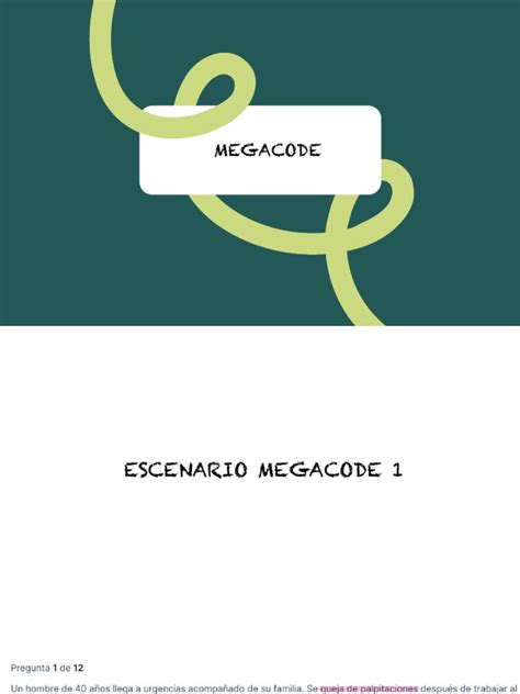 Acls Megacode Pdf Reanimación Cardiopulmonar Enfermedades Y Trastornos