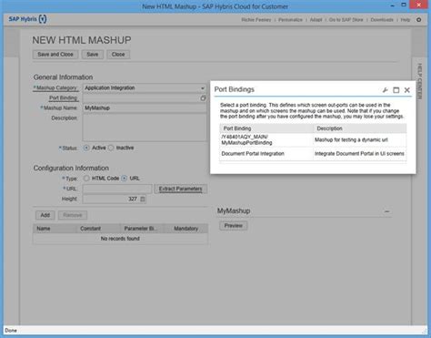 Creating A Html Mashup With A Dynamic Url Sap Community