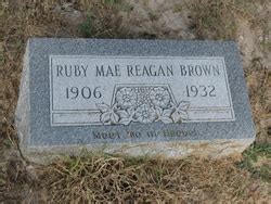 Ruby Mae Reagan Brown 1906 1932 Find A Grave Memorial