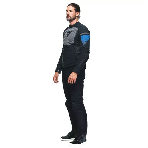 Air Fast Tex Jacket Blackgrayracing Blue Dainese