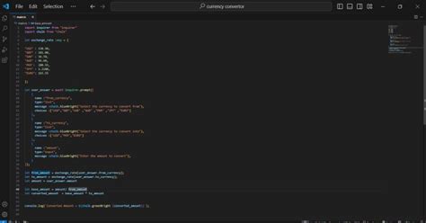 Mehdia Fatima On Linkedin Currencyconverter Projectcompleted Npm Github Softwaredevelopment
