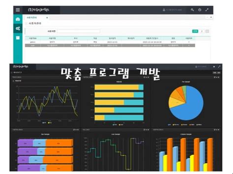 웹 기반의 관리 프로그램 맞춤 개발해드립니다 크몽