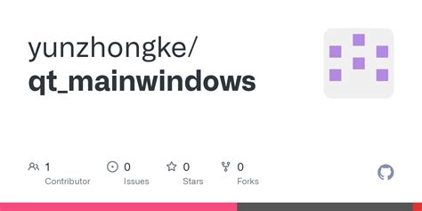 Github Yunzhongke Qt Mainwindows