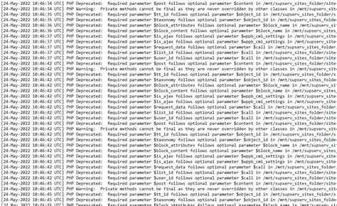 How To Find The Php Error Logs