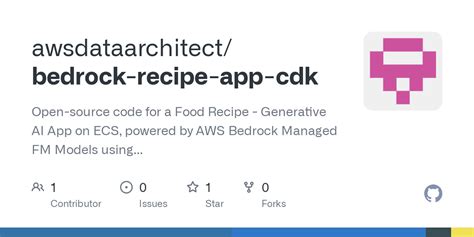 Github Awsdataarchitectbedrock Recipe App Cdk Open Source Code For