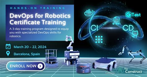 Devops For Robotics On Demand Certificate Training The Construct