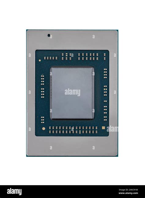 Graphics Video Chip For Laptop Computer White Background Insulated