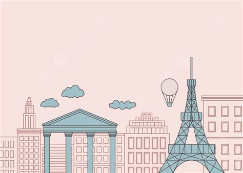 여행 파리 에펠 탑 핑크 여행 트래블 여정 배경 일러스트 및 사진 무료 다운로드 Pngtree