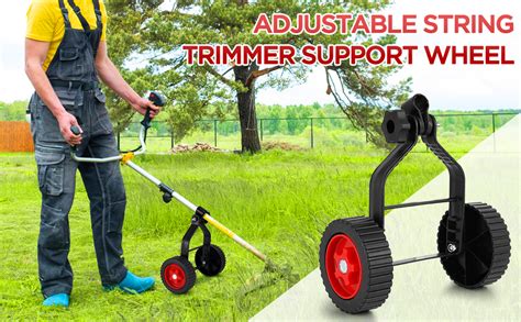 String Trimmer Support Wheeladjustable Support Wheels Set For Walk Behind Brush String Trimmer Support Wheeladjustable Support Wheels Set For Walk Behind Brush