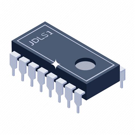 Integrated Circuit Ic Electric Circuit Microcontroller Atmega Icon