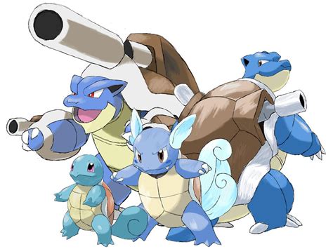 7 9 Squirtle Evolutions By Torathor On Deviantart