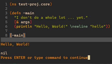 Neovim Fireplace Println Not Showing Output Rclojure