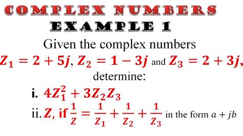 Complex Numbers Operations Youtube