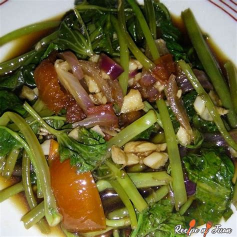Kangkong Adobo Kangkong Recipe Vegetable Recipes Soup Recipes
