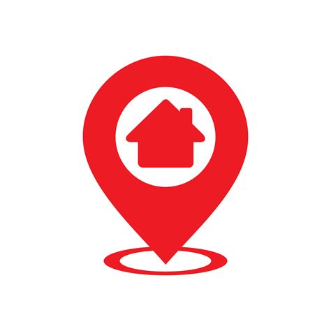 Pin Map Pointer With House Icon Vector Art At Vecteezy
