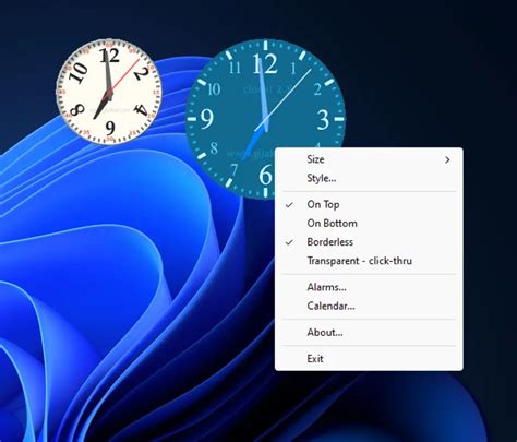 Clock Widget For Windows 11 Desktop At Skye Clarey Blog