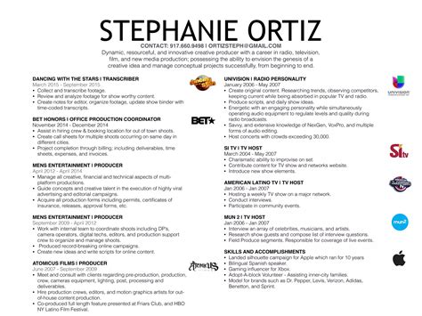 Stephanie Ortiz Resume Pdf