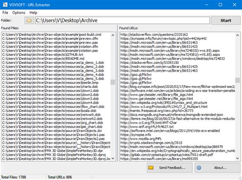 vovsoft url extractor download