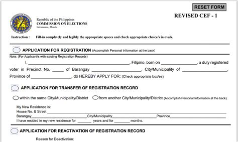 Comelec Voter Registration Guide How To Register
