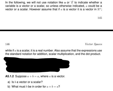 Solved In The Following We Will Not Use Notation Like A Or Chegg Com
