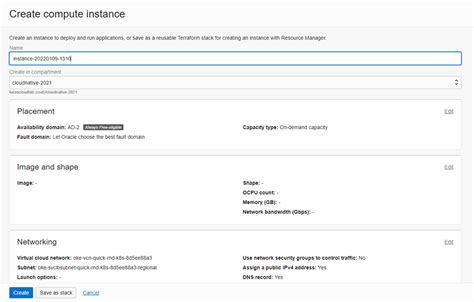Quick Start Compute Instance On OCI For Software Development
