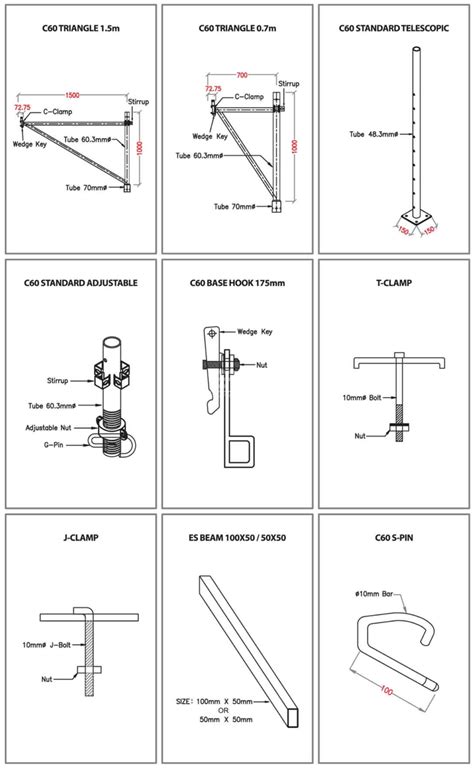C60 System Components Era Scaffold System Sdn Bhd