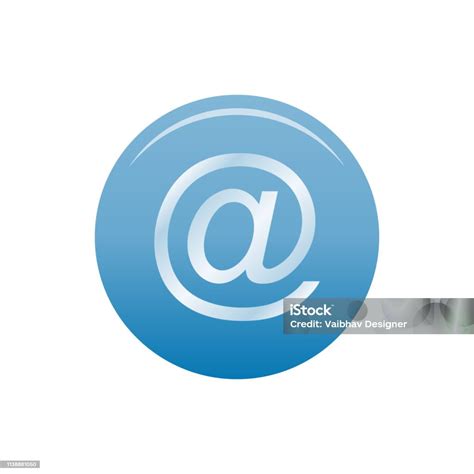 At Symbol Email Icon Illustration Stock Illustration Download Image Now At Symbol