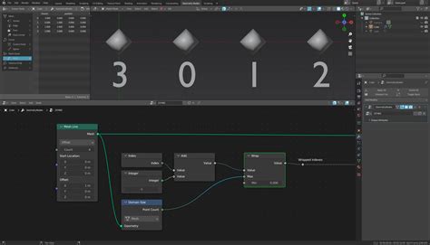 Cycle Through Integer Input Values In Geometry Nodes Blender Stack Exchange