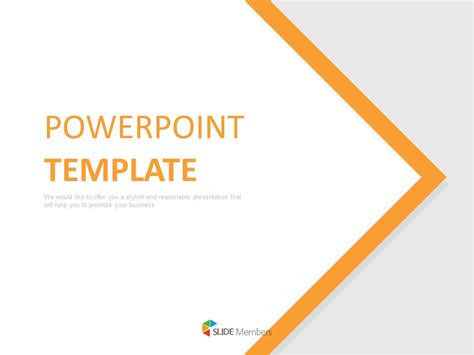 Google Slides Template Free Orange Lines With White Triangle Background