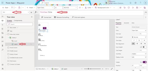 Create A Responsive Menu Navigation Bar In Canvas Power Apps Using Gallery Control