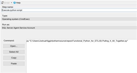Automating Python Data Pipelines With Sql Agent