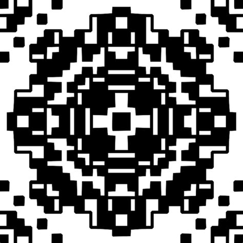 Square Snowflake Public Domain Vectors