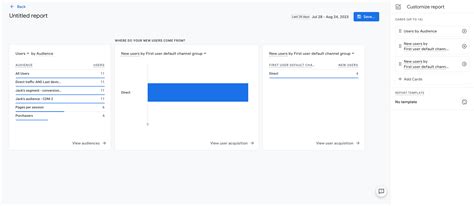 Ga4 Create An Overview Report Analytics Help