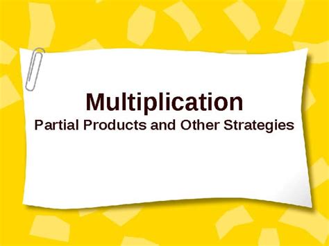 Intermediate Multiplication Strategies Powerpoint By Mr Meldrum Math