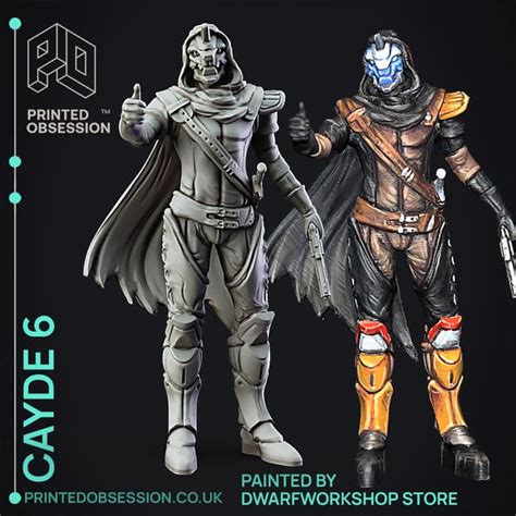 Cayde 6 Destiny 2 Fan Art 3d Model By Printedobsession On Thangs