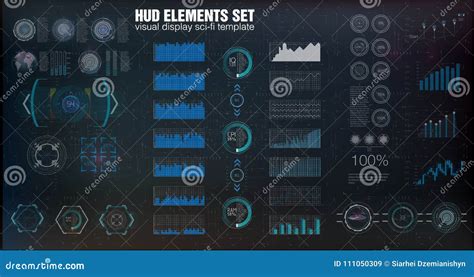 Hud Ui Abstract Virtual Graphic Touch User Interface Infographic Vector Science Abstract