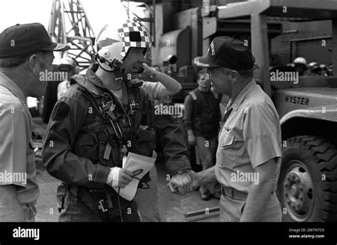 Capt Thomas C Watson Jr Right Commanding Officer Welcomes Charles