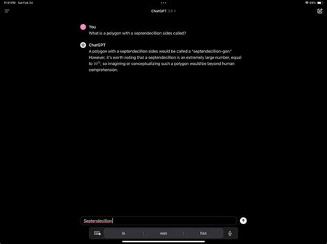 will my next question for chatgpt include words outside of apple s