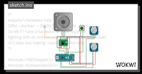 Ziffel Sheherstepper Wokwi Esp32 Stm32 Arduino Simulator