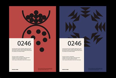 최소한의 추상 포스터 Bauhaus 포스터 템플릿 레이아웃은 깔끔한 타이포그래피와 추상적인 기하학적 모양의 최소 벡터 패턴입니다 포스터 아트 앨범 표지 인쇄에 적합합니다 0