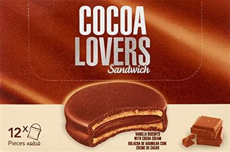سعر ساندويتش بسكويت فانيليا بكريمة الكاكاو من كوكو لافرز، 12 قطعة فى
